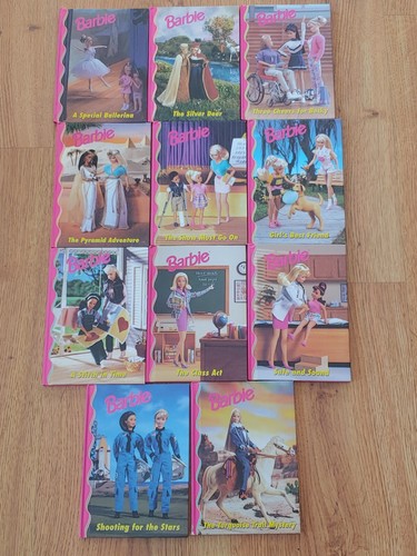 Lot of 11: Barbie & Friends Book Club, Grolier Life Lessons HC Mattel ...