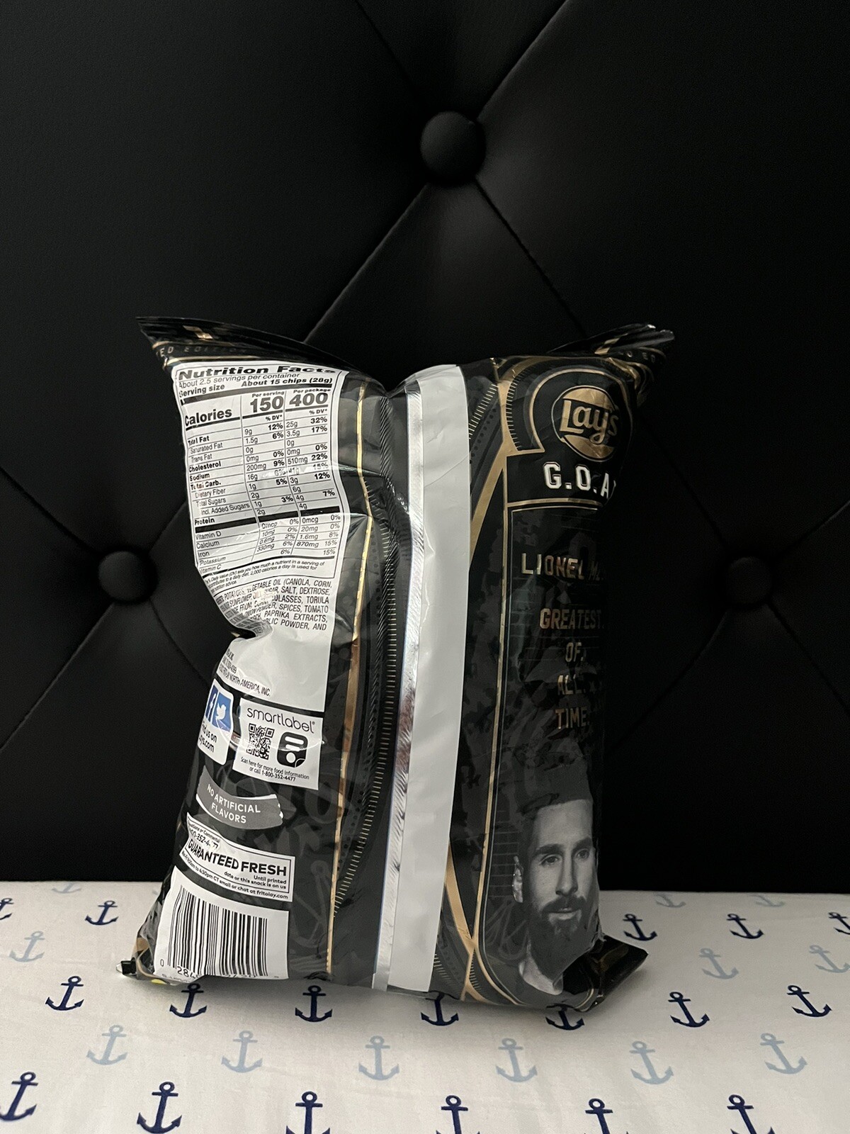 Lay's Lionel Messi GOAT Limited Edition BBQ Potato Chips - New SEALED ...