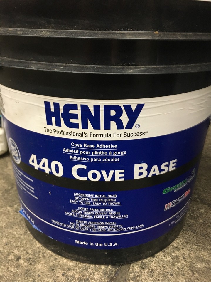 Henry 440 Cove Base Adhesive 4 GAL | eBay