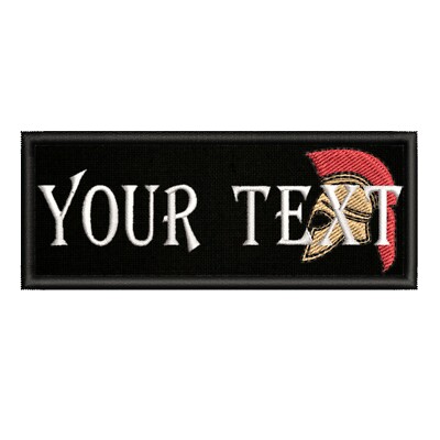 ADULT Custom Roman Praetorian Embroidered Name Tag Patch [IRON-ON ...