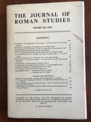 The Journal of Roman Studies | Volume LIX (59) | 1969 | eBay