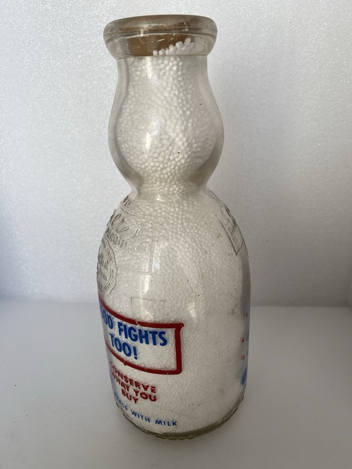 WAR BONDS MILK BOTTLE 1948 | eBay