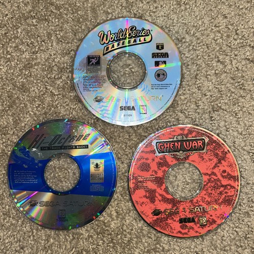 Sega Saturn Game Lot of 3: World Series Baseball, Ghen War, Hi-Octane ...