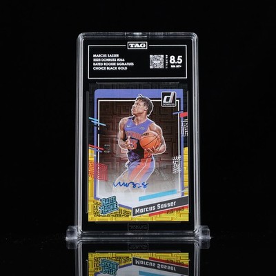 2023-24 Panini Donruss Marcus Sasser Rated Rookies Sig Choice Black ...