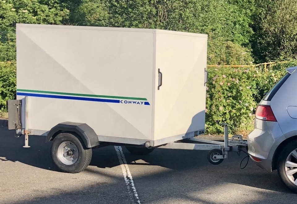 Conway Box Trailer Single Axle | eBay UK