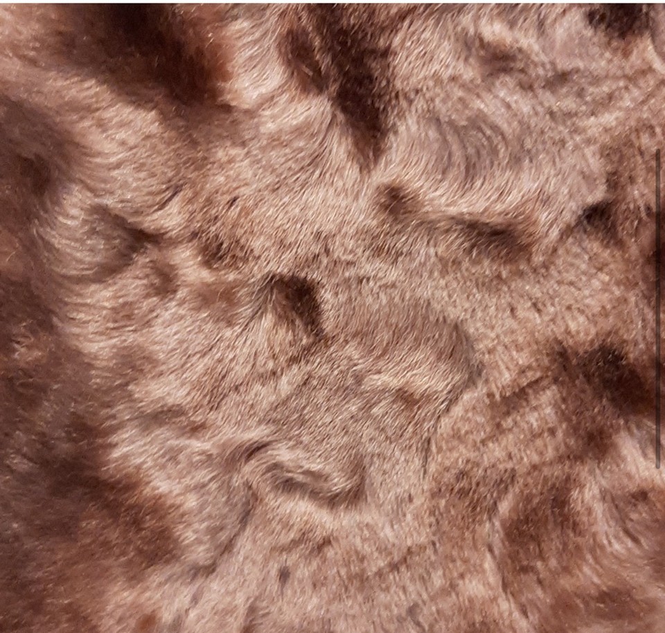 Brown Broadtail Lamb Fur Belted Coat | eBay