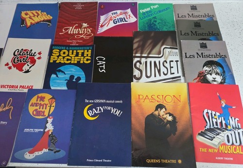 Bundle West End Musical Programmes Theatre Programmes | eBay UK