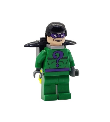 LEGO Batman 1 Riddler Minifigure 7785 7787 Arkham Asylum Set *READ ...