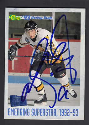 Alexandre Daigle Hand Signed 1992-93 Classic Card #53 Emerging ...