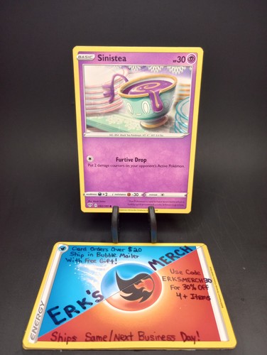 Sinistea 082/189 Darkness Ablaze NM Regular Common Pokemon Card | eBay