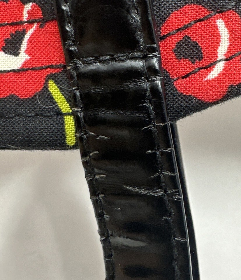 Vera Bradley Ruffled Floral Purse Handbag Magnetic Closure Double ...