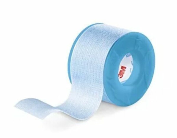 3M 2770-1 Kind Removal Blue Silicone Medical Tape 1" X 5.5 Yards 12 Ct ...