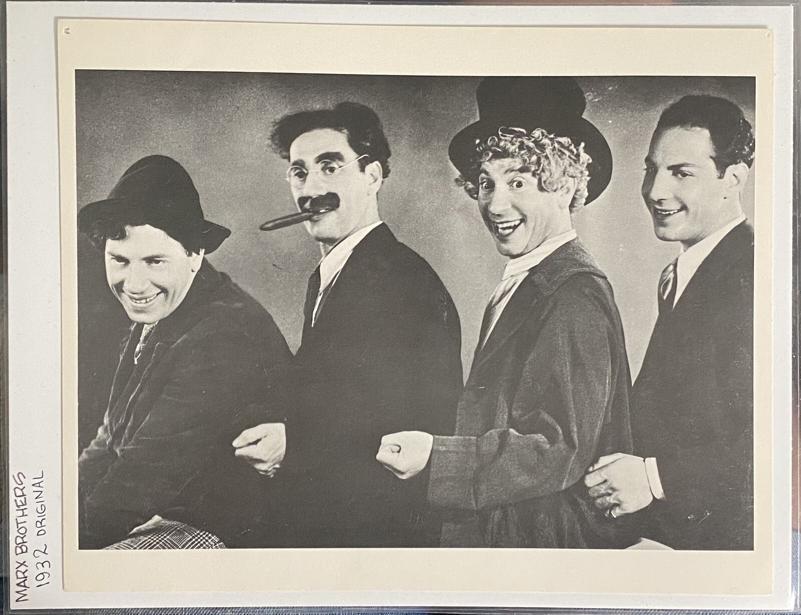 MARX BROTHERS 1932 ORIG PUBLICITY PHOTO! Groucho Harpo Gummo Chico B&W ...