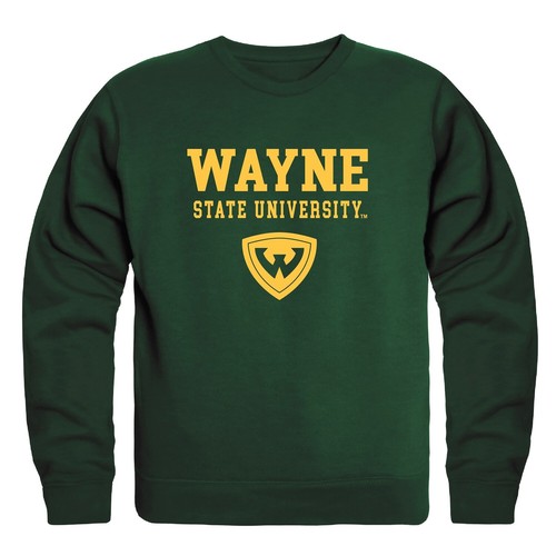 Wayne State University Warriors Seal Crewneck Sweatshirt Sweater | eBay