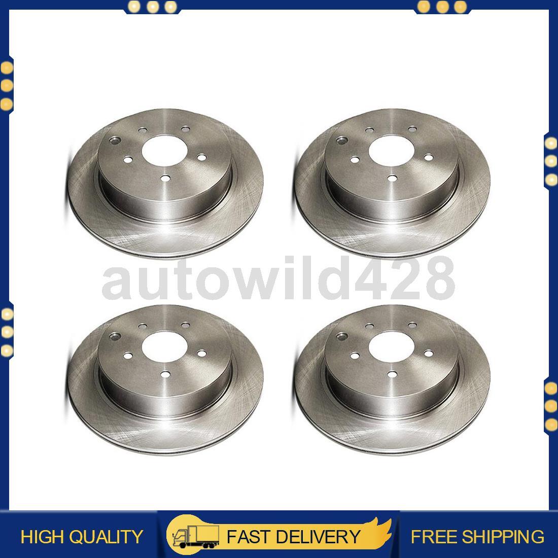4PCS C-Tek Disc Brake Rotor Front Rear For Ford F750 2004 2005 2006 ...