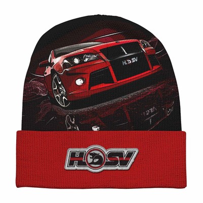 Holden HSV Sublimated Warm Beanie Hat Man Cave Fathers Mothers School ...
