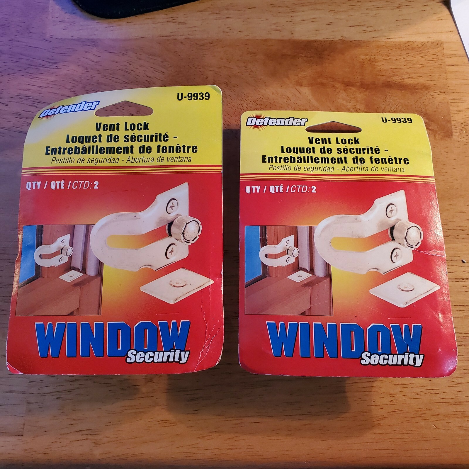 4 (2 packs of two) Defender Security Vent Locks | eBay