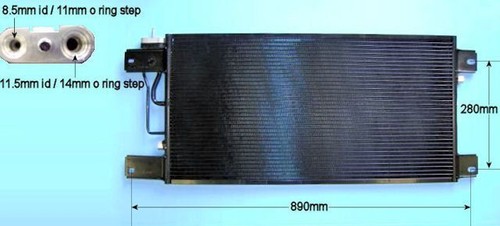 AutoAir Aircon Condenser 1446258 1782207 1790840 16-5003 Lifetime ...