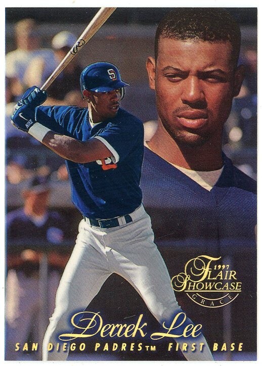 1997 Flair Showcase Grace Row 1 #80 Derek Lee San Diego Padres Baseball Card | eBay
