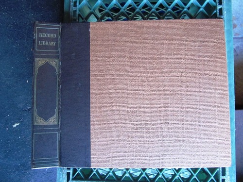 Great Record Storage ALBUM Binder Book 10" 78 RPM A3 Jazz Blues ...