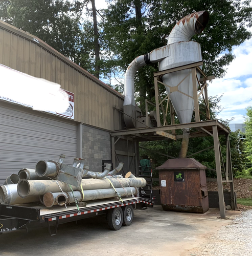 40HP Exterior Woodworking Dust Collector Unit with Tower | eBay