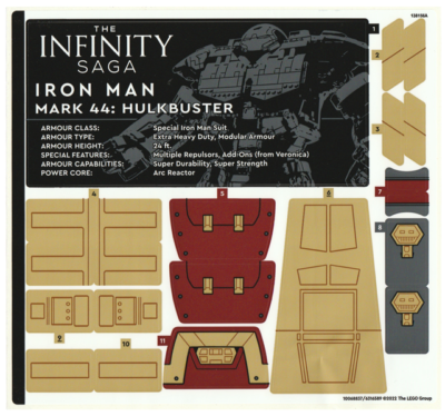 Autocollants Lego Ultron