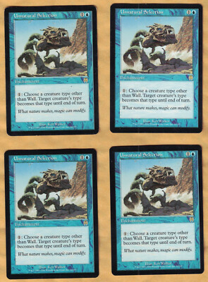 4x Unnatural Selection (Apocalypse, Rare, English, 2001) MTG 4 | eBay