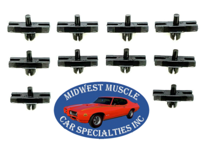 Fits 1964 Dodge Dart GT Body Upper Side Molding Rivet Trim Clip Clips ...