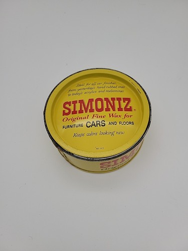 Simoniz Original Car Wax Metal Tin Can New Old Stock | eBay