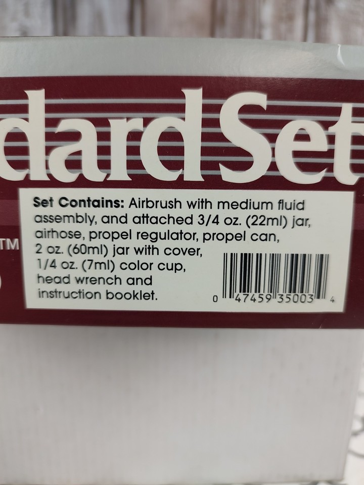 Badger 350 Standard Set Airbrush Kit w/ Propel Can – New in Box | eBay