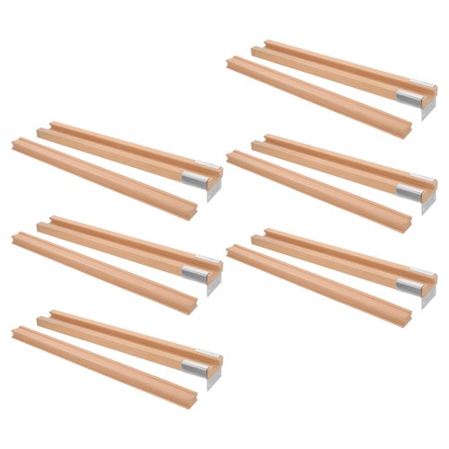 6 Sets Dresser Tracks for Drawers Heavy Duty Slides Hardware Rail ...