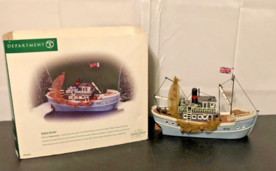 Dudley Docker/Dickens Village/Depart 56, Retired, Vintage boat/ship ...