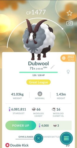 Dubwool PVP - Pokemon Trade GO | eBay