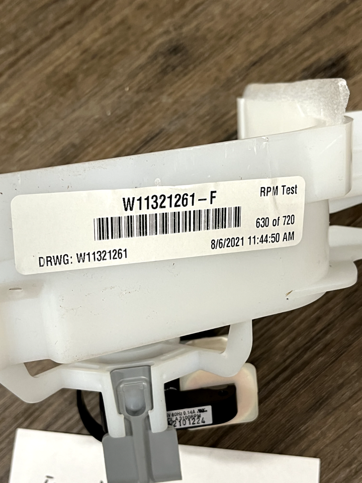 Evaporator Fan Motor ASM W11024089 for Whirlpool Refrigerator ...