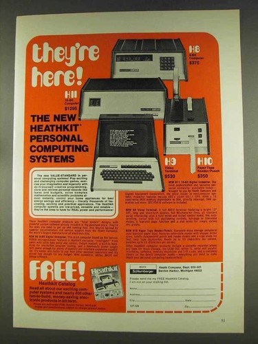 1977 Heathkit Ad - H8, H11 Computers; H9 Video Terminal | eBay