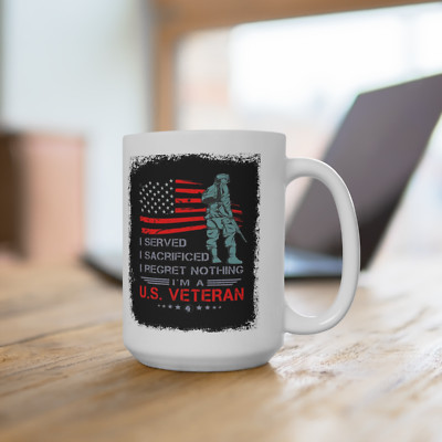 U.S. Veteran Military Coffee Mug 15oz | eBay