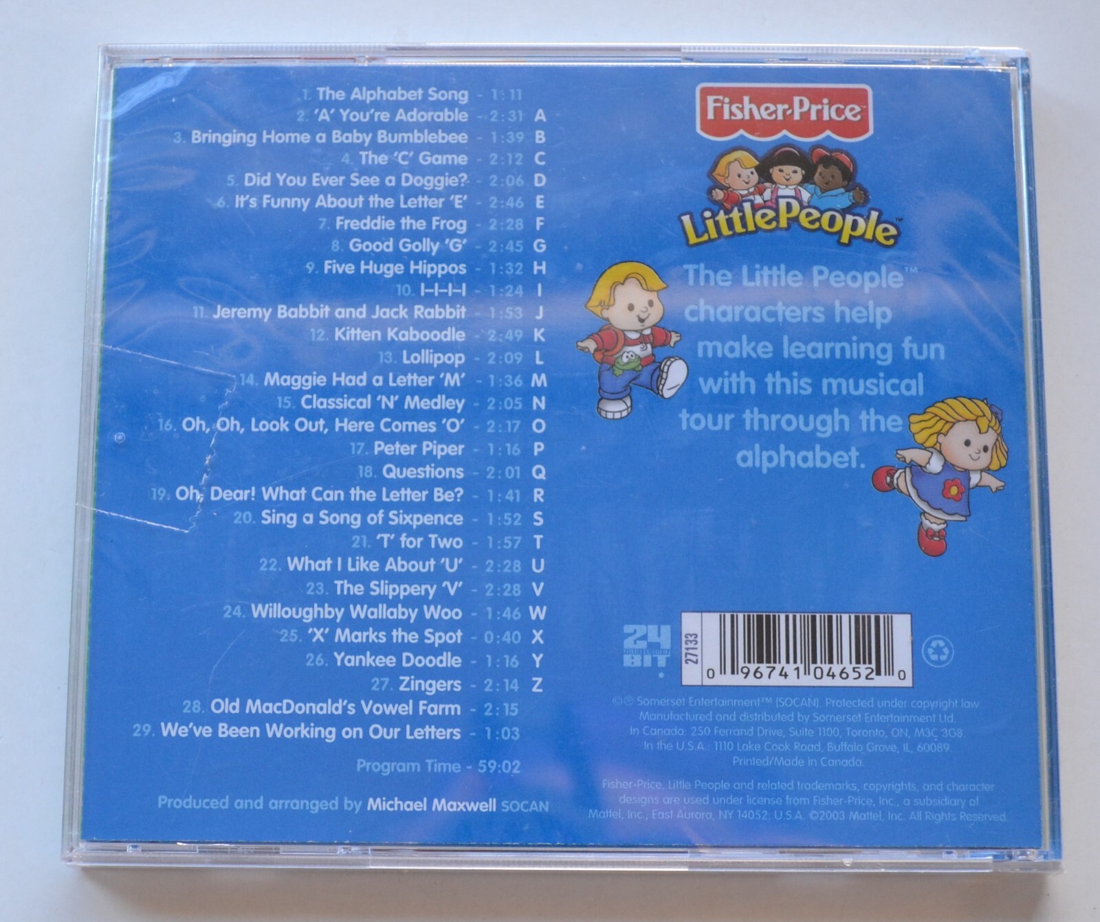 Little People: ABC Sing-Along by Fisher-Price (CD, 2003) 96741046520 ...