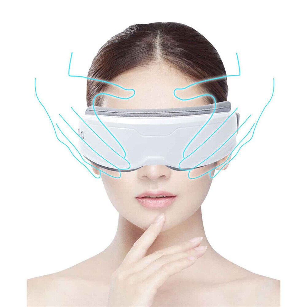 Electric Pressure Thermal Heated & Vibration Portable Eye Massager ...