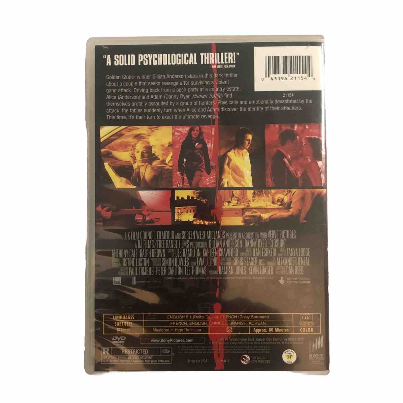 Closure DVD Te Movie Gillian Anderson Danny Dyer Ralph Brown 2007 for ...