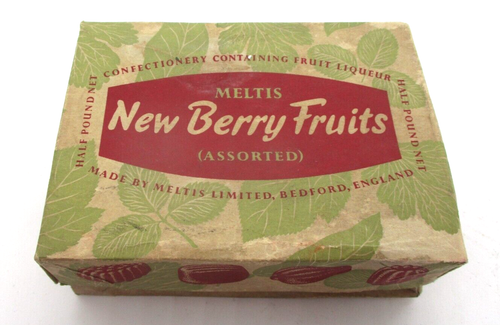 Vintage Meltis New Berry Fruits Candy Box | eBay