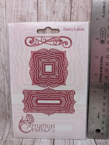 Carnation Crafts Metal Cutting Dies Shapes Backgrounds Frames Ovals ...