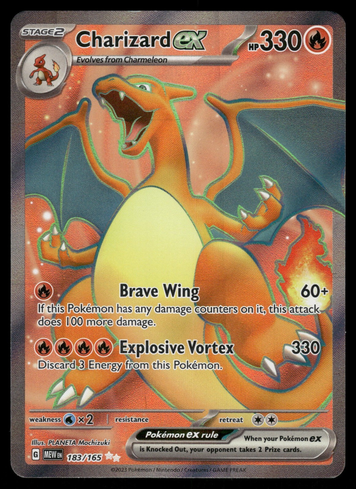 Charizard ex 2023 Scarlet & Violet: 151 #183/165 Ultra Rare Price Guide ...