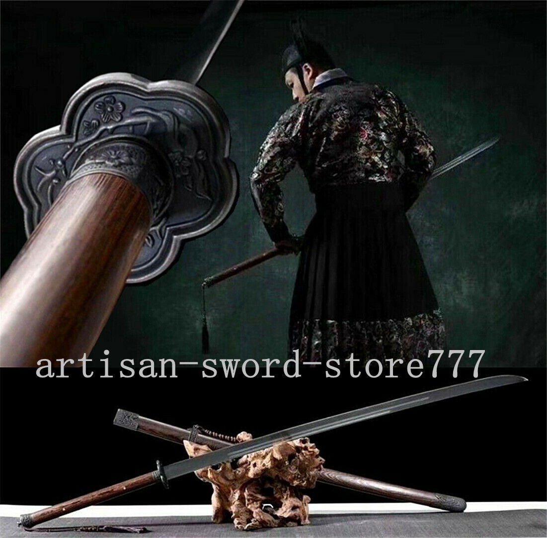 Chinese KungFu Sword Katana Saber Miao Dao Sharp High Carbon Steel ...