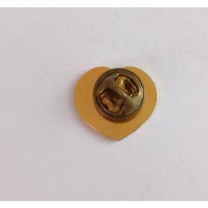 Vintage Footprints On Blue Heart Lapel Hat Pin | eBay
