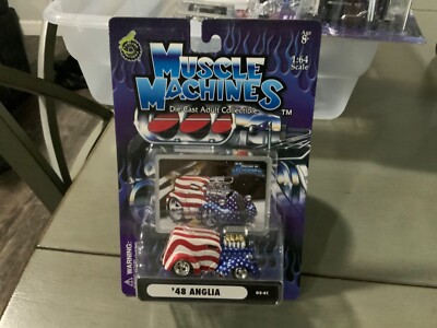 FUNLINE MUSCLE MACHINES RED WHITE BLUE '48 ANGLIA | eBay