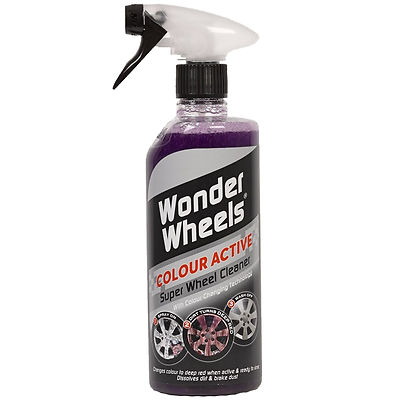 12 x Wonder Wheels Colour Active Alloy Wheel Cleaner 600ml like devils ...