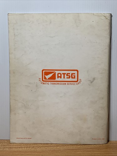 ATSG Automatic Transmission PASS Book Import Revised Ed. Computer ...