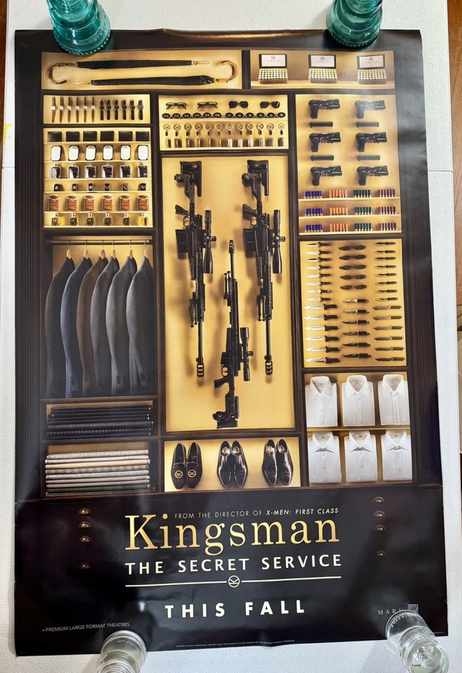 🎬 ”Kingsman The Secret Service” 2014 Double~Sided Original Movie Poster ...