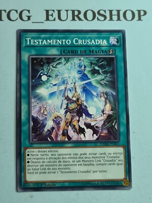 CRUSADIA TESTAMENT ︎YUGIOH ︎DANE ︎2019 ︎COMMON ︎PORTUGUESE ︎NM #2842 | eBay