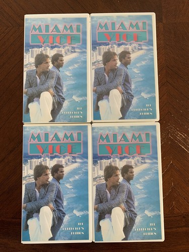 Miami Vice VHS Collector's Edition Tapes 4 Pack Includes MV The Movie 5 ...